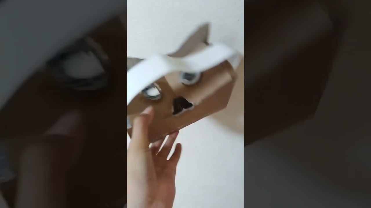 I made a vr in cardboard since I'm broke #vr