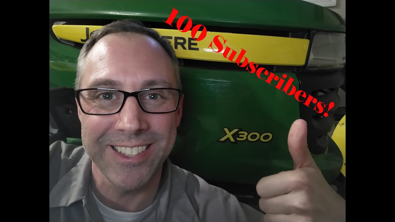 Removing John Deere GX75 deck & 100 Subscribers!
