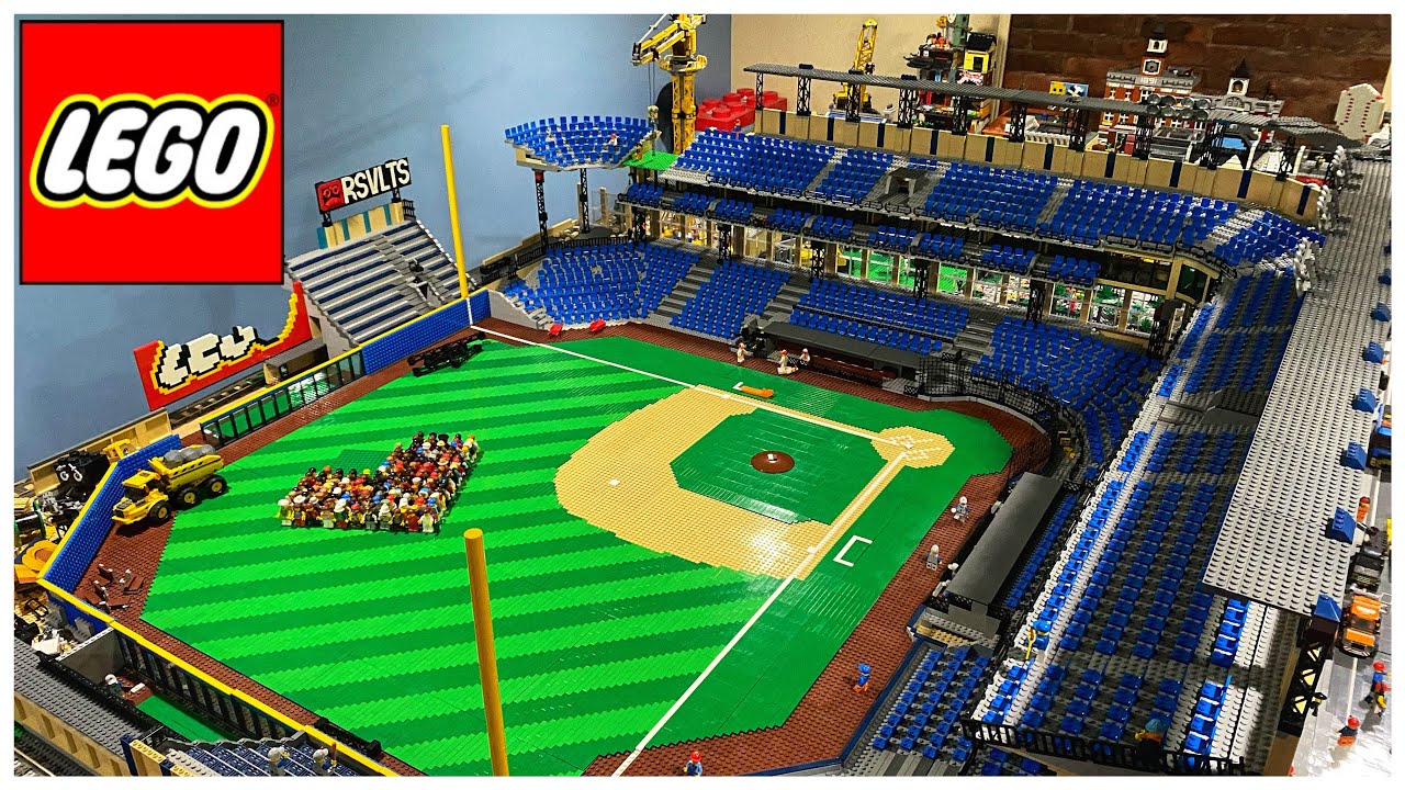LEAKs レゴ シティ ジオラマ作品 LEGO Baseball Stadium MOC