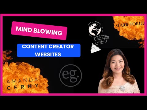 10 Best Content Creator Website Examples of 2025 β MIND BLOWING (!)
