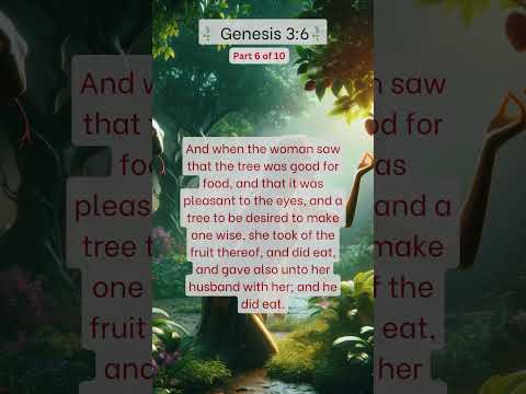ποΈ Genesis 3:6 ποΈ #Genesis, #God
