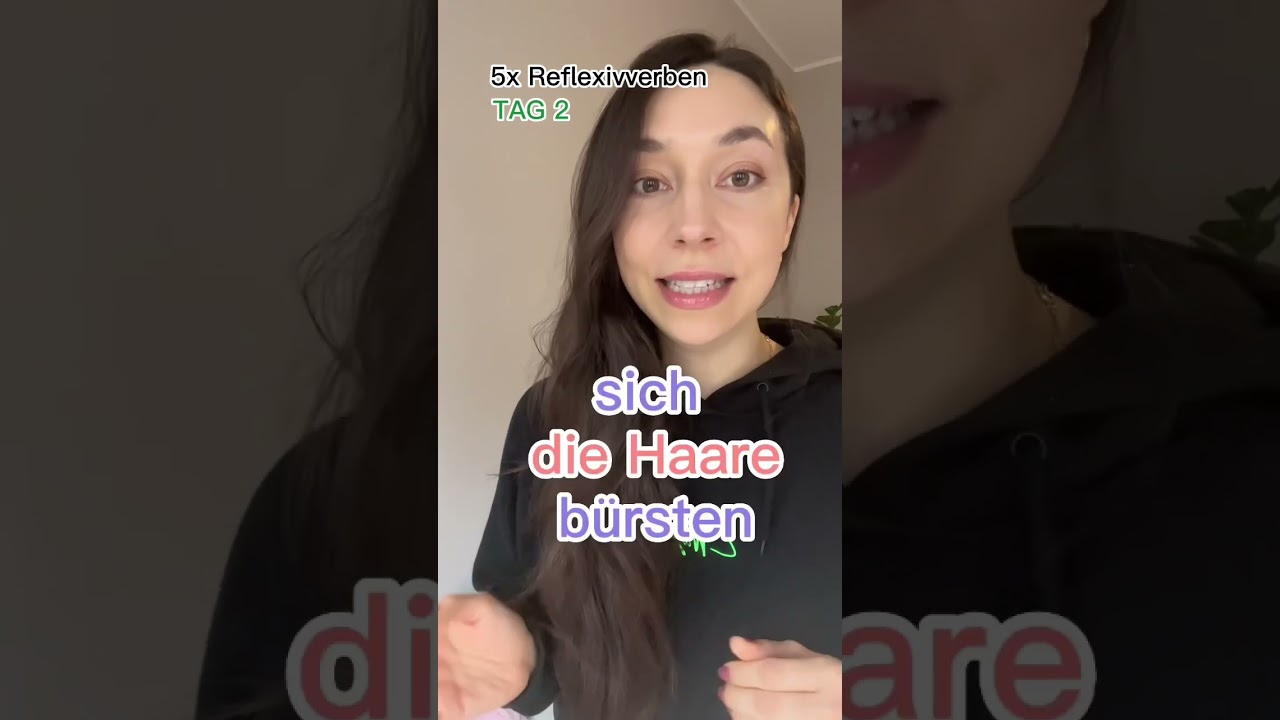 ② Reflexive Verben auf Deutsch // German Grammar #ドイツ語 #독일어공부 #learningerman #ドイツ生活