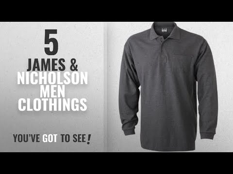 Top 10 James & Nicholson Men Clothings [ Winter 2018 ]: James & Nicholson Men's Jn029 Pique Long