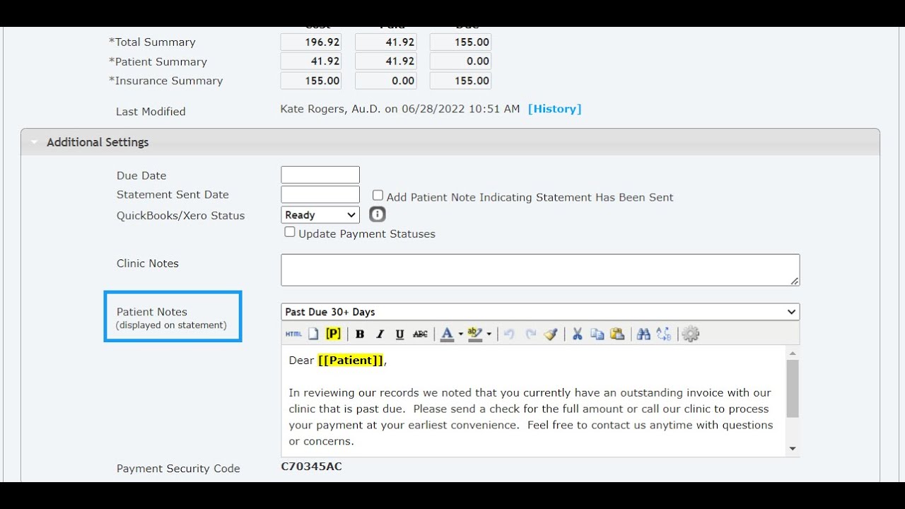 Feature Friday: Set a Default Invoice Note