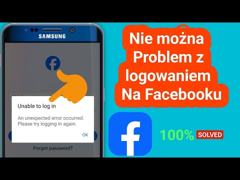 Facebook Nie można się zalogować Problem 2025 l Wystąpił nieoczekiwany błąd Spróbuj zalogować się