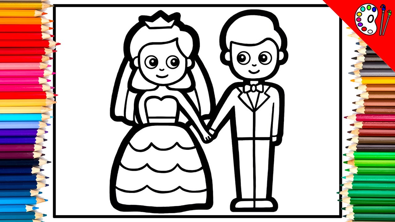 Wedding Picture Coloring Pages: Add Your Colors to Love Stories!