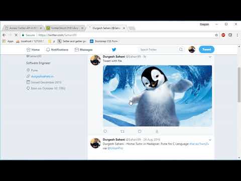 Learn Twitter api in php part 6 Tweet post status on twitter with file - Mind Luster