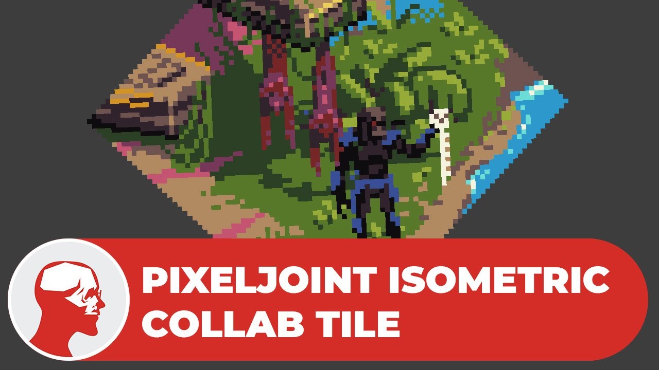 Pixeljoint Isometric Collab Tile process