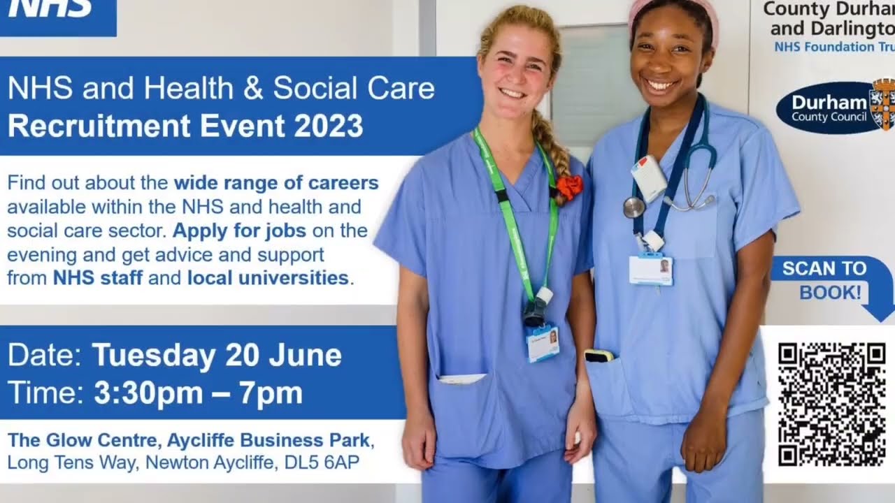 Join us at an NHS and health and social care free recruitment event