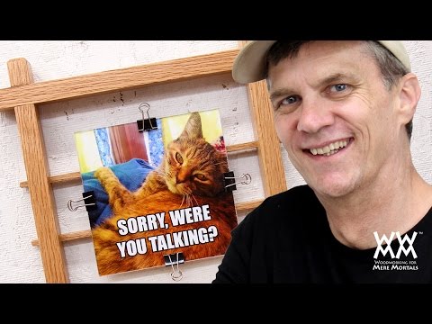 Contemporary Photo Frame. No miters needed!