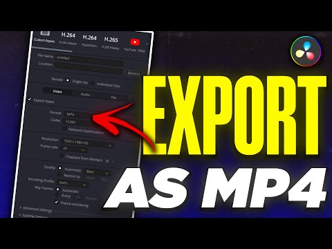 How to Export Videos as MP4 in DaVinci Resolve 18 - 2025