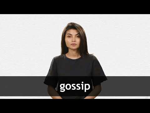 GOSSIP definition and meaning | Collins English Dictionary