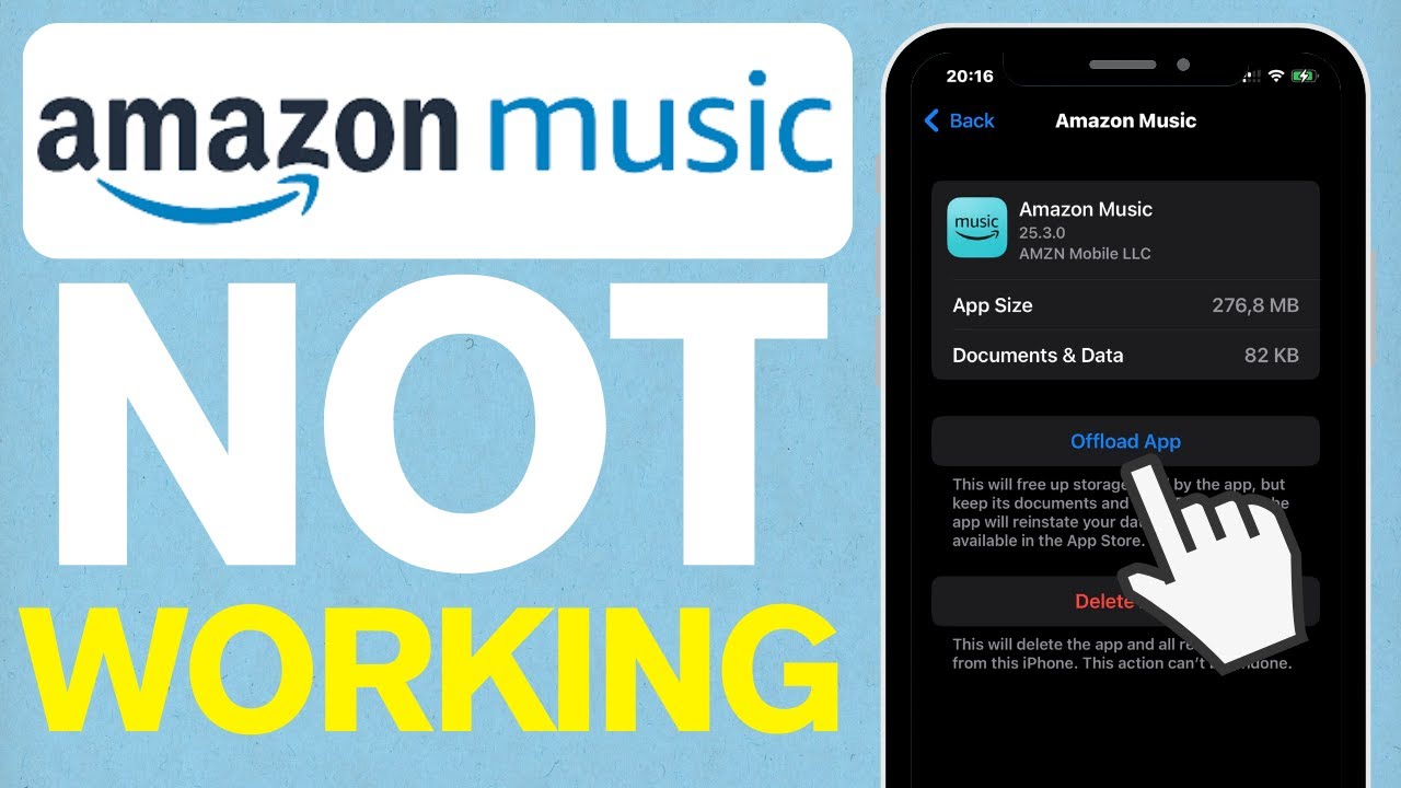 How To Fix Amazon Music App Not Working (2025)