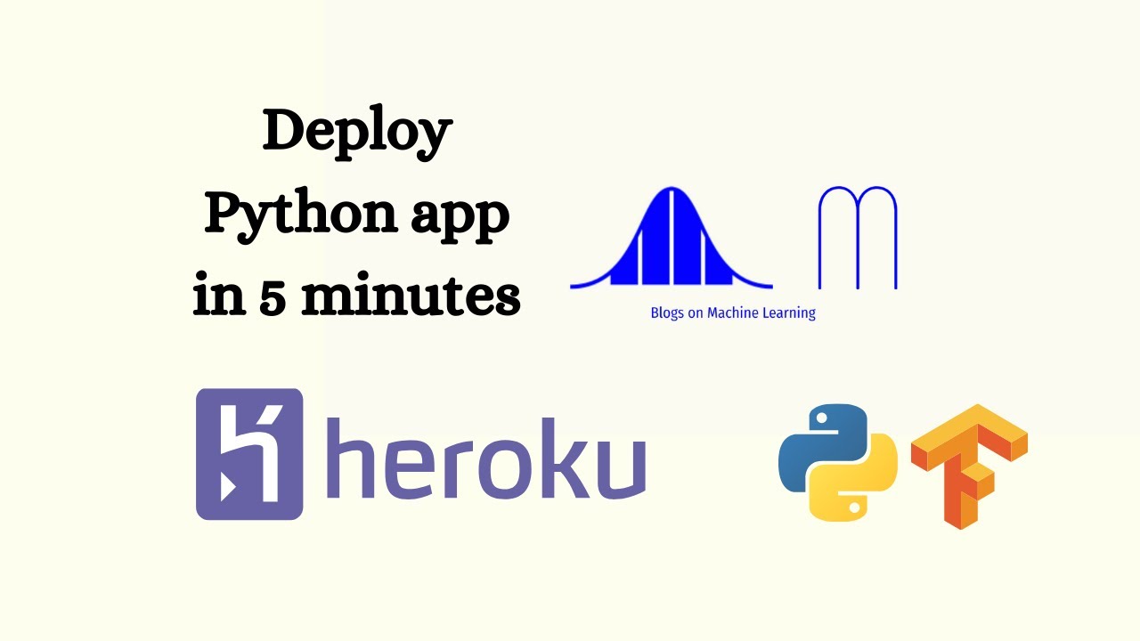 Deploy Python app on Heroku Cloud in 5 minutes | FastAPI & Tensorflow