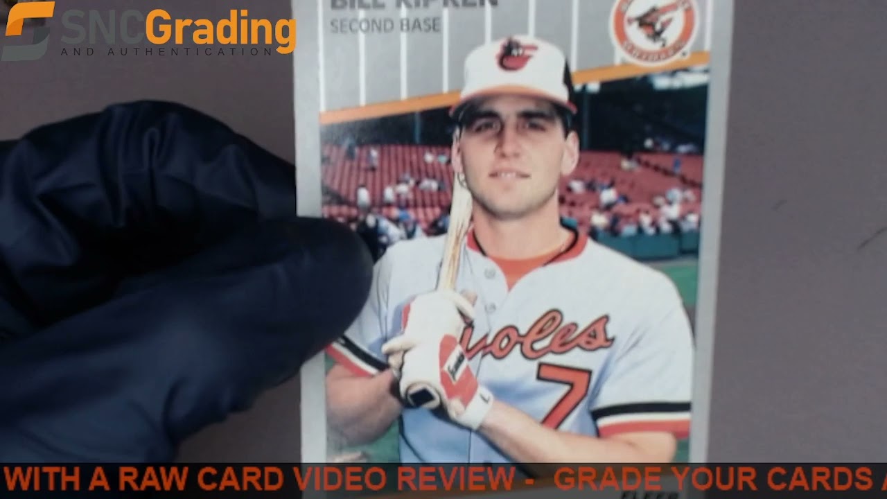 SNC Grading:1989 FLEER BILL RIPKEN #616 BLACK BOX OVER ERROR REVIEW(1639521410976)