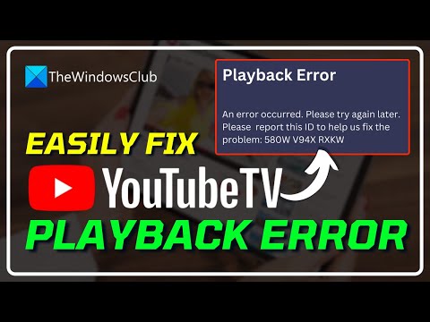 How to fix YouTube TV Playback Error || YouTube TV Troubleshooting [EASILY SOLVED]📺