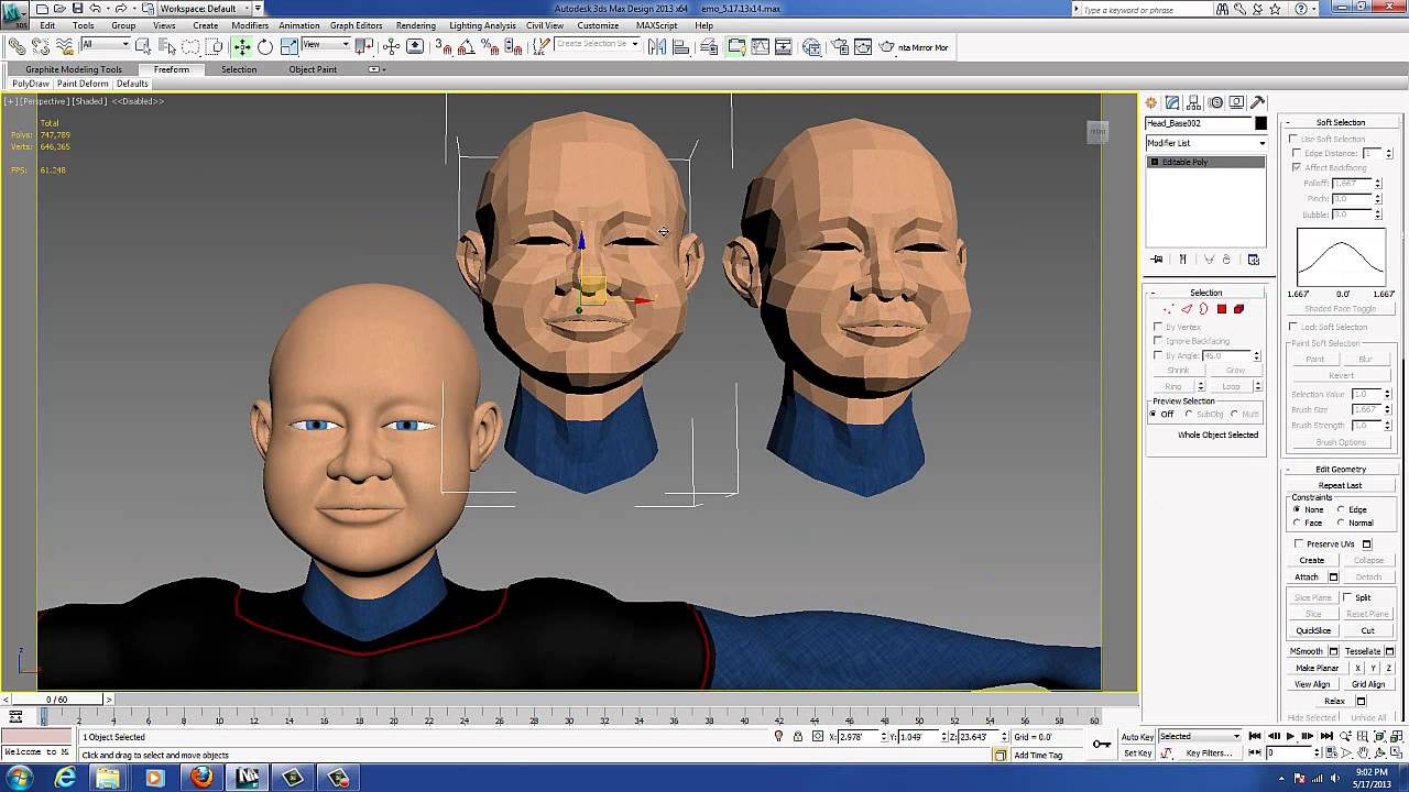 3ds Max - Mirroring Morph Targets (without script)