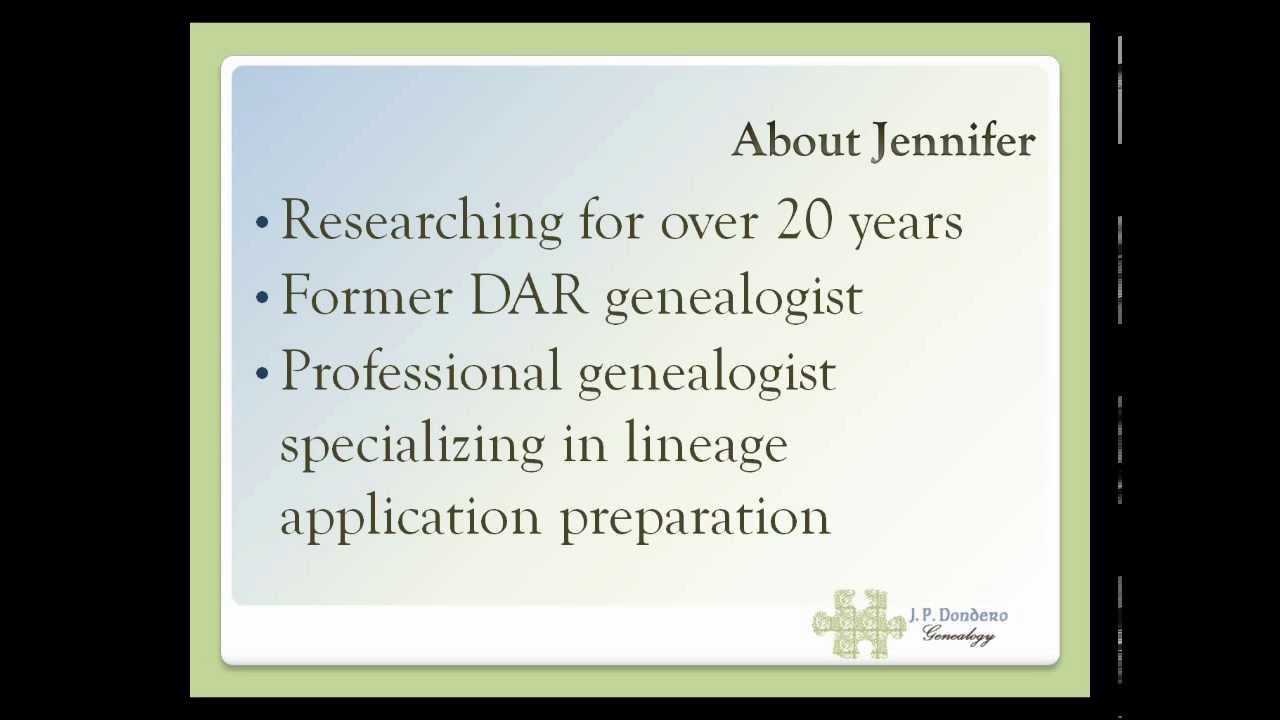 Joining the DAR for Genealogists - Part 1 - Six Steps to Joining
