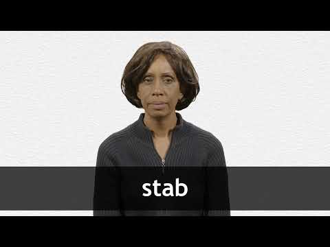 STAB definition in American English | Collins English Dictionary