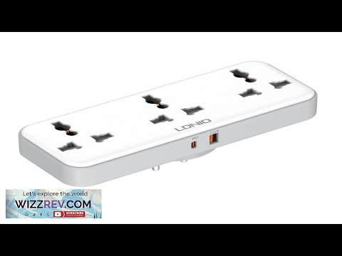 LDNIO SC3317 2500W Rotatable Plug Power Socket with 3AC+USB-A+USB-C PD QC3.0 PPS Review