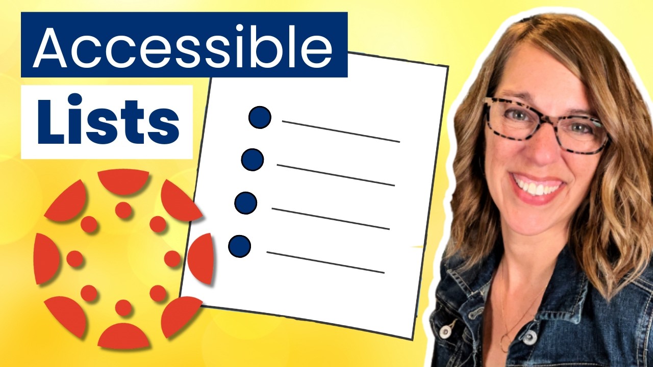 The Accessible List Method Every Canvas Teacher Needs