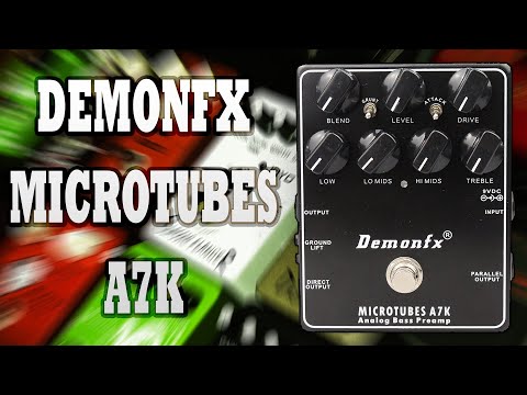 Demon FX DemonFx A7K Overdrive Electric Bass Clone Pedal | Reverb