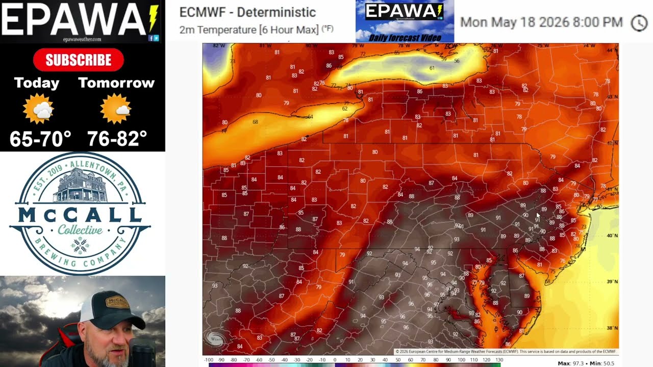 Friday May 15th, 2026 video forecast