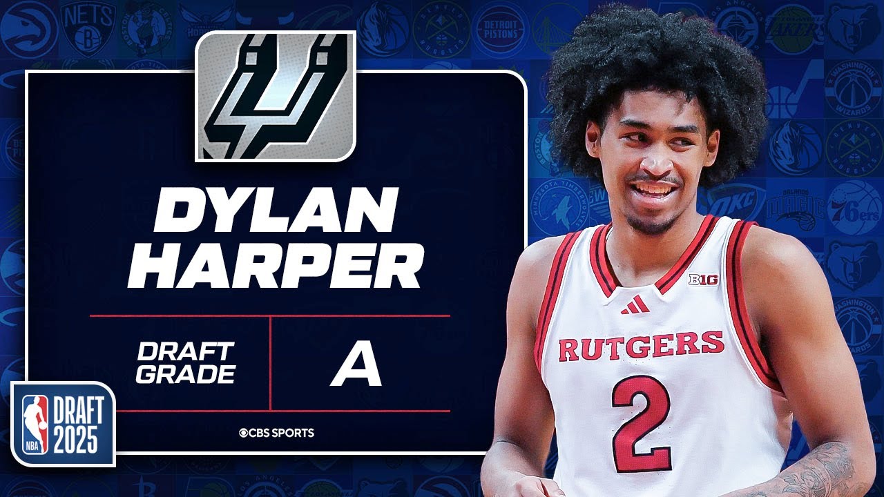 Dylan Harper selected No. 2 overall by Spurs | 2025 NBA Draft Grades & Instant Reaction