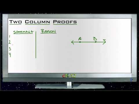 Two-Column Proofs ( Read ) | Geometry | CK-12 Foundation