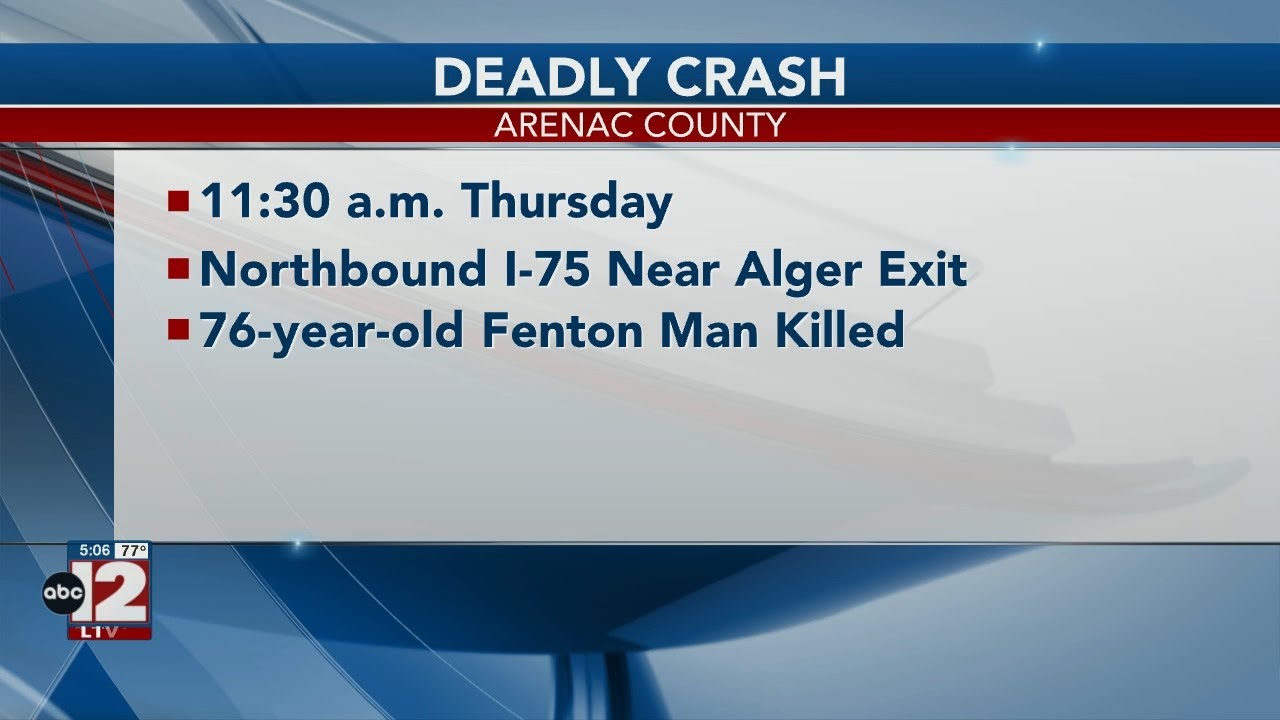 Fenton man dies after rollover crash on I-75