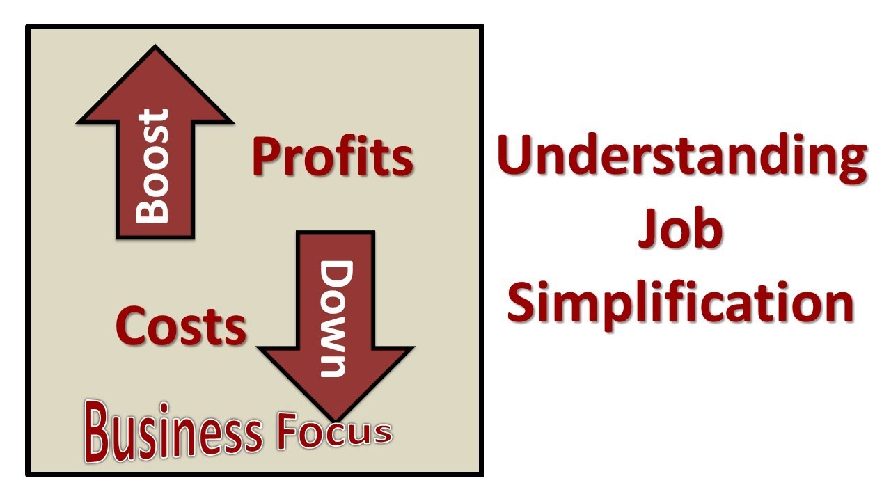 Understanding Job Simplification