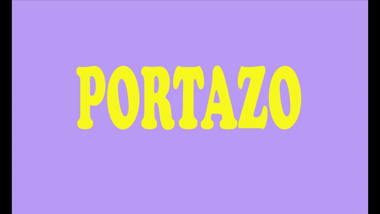 PORTAZO - efecto de sonido