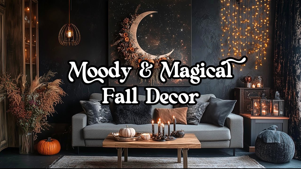 Fall Decor Ideas With a Witchy Style Edge: How to Make Your Fall Decor Cozy, Moody, & Magical 🍂🖤
