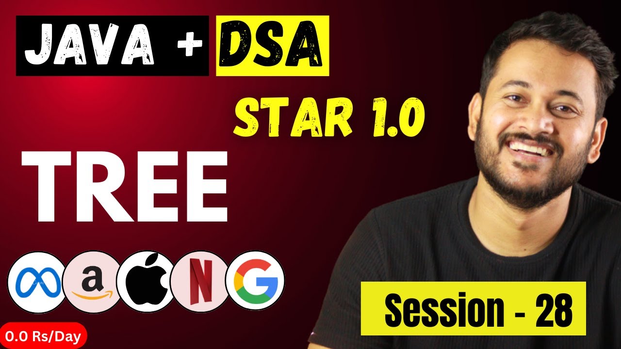 Mastering Java + DSA : Java +  | Tree | Session 29