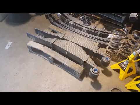 Hendrickson rear springs install