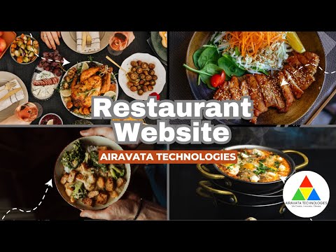 Professional Restaurant Website Design Prototype