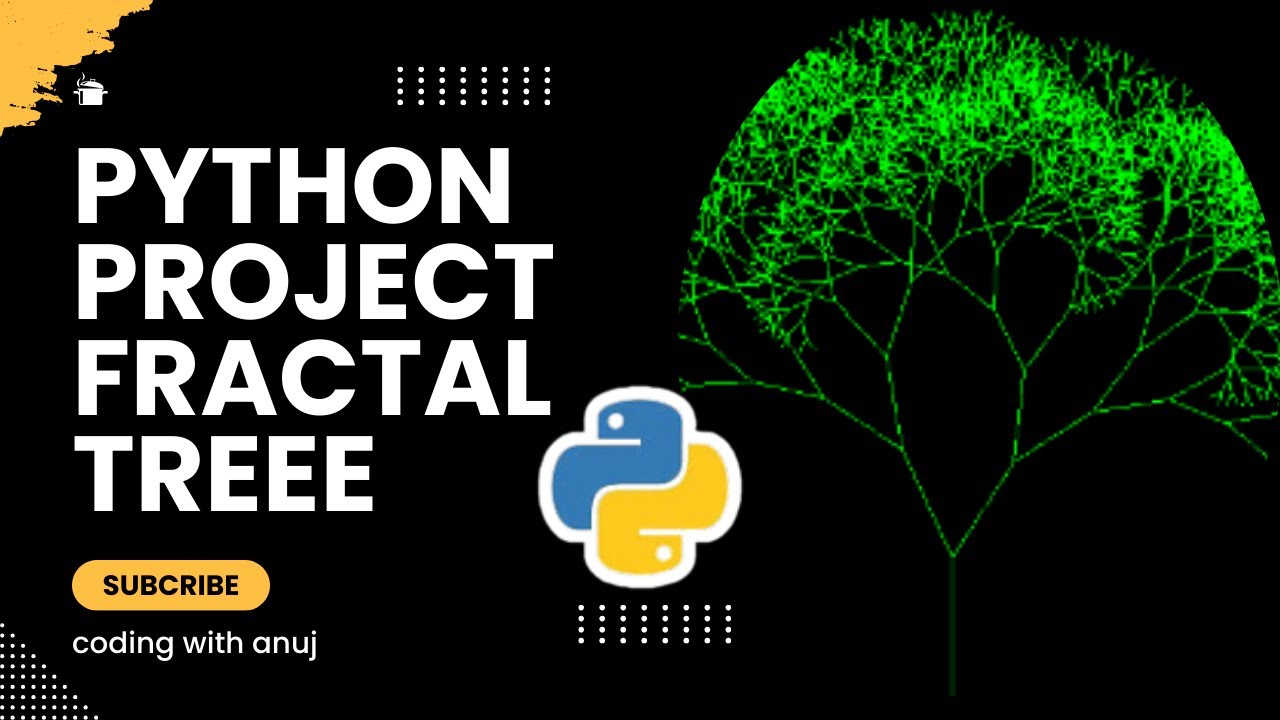 Drawing a Fractal Tree with Python's Turtle Module 🌳✨