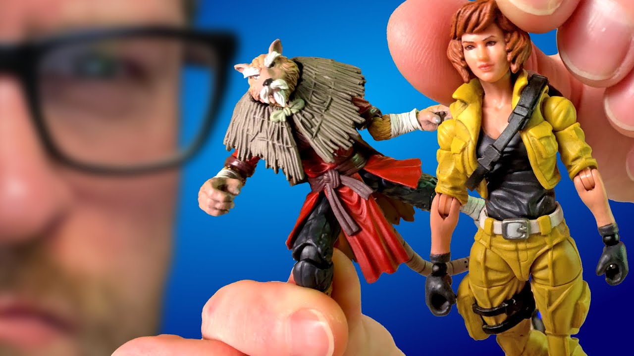Let's look at JoyToy TMNT April & Splinter | Casually Unboxed