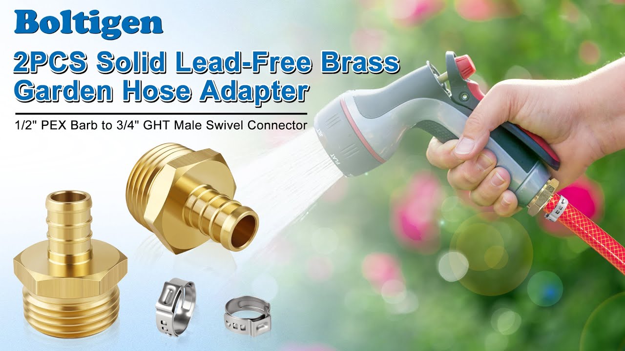 DIY Outdoor Faucet How to Connect PEX Pipe to Any Garden Hose