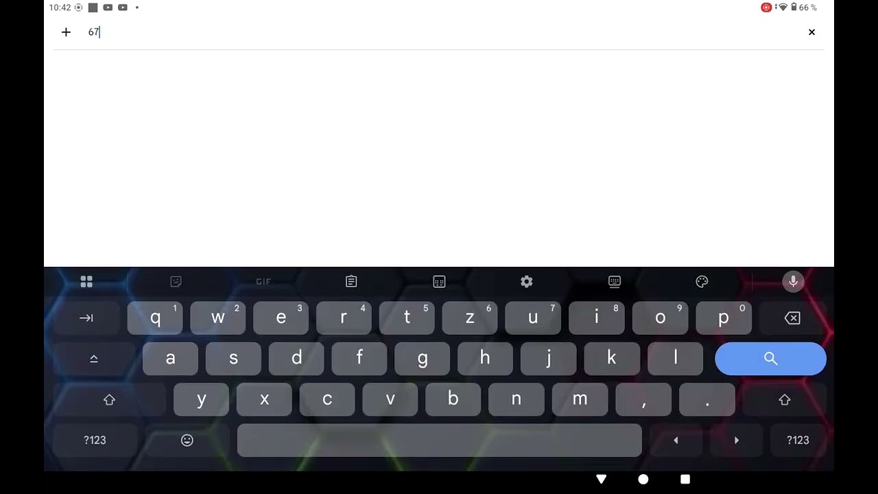 type 67 in Google