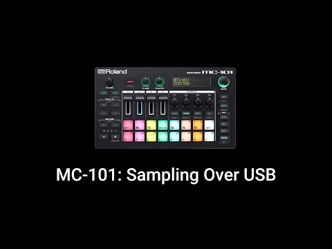 Roland MC-101: Sampling Over USB