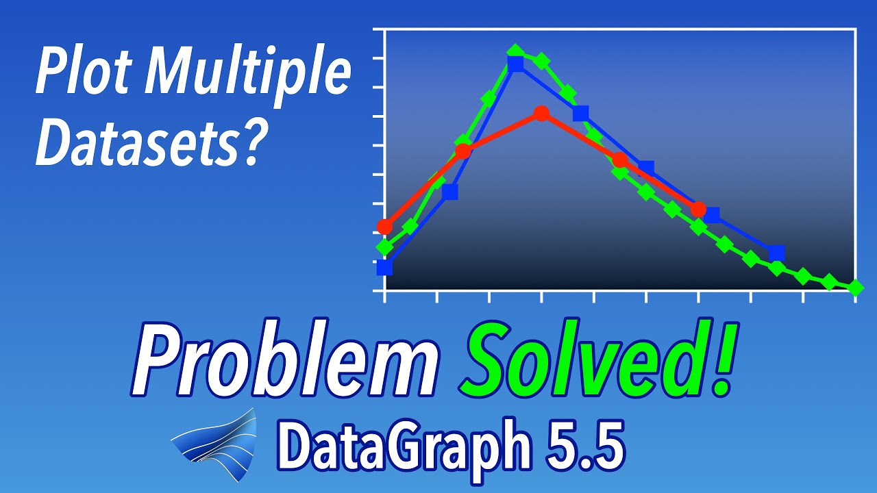 Plot Multiple Datasets as Line Graphs | Problem Solved in DataGraph