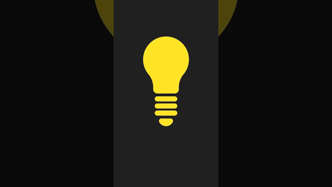 How to make Simple Bulb Icon in Adobe Illustrator #trending #illustrator #icon #shorts