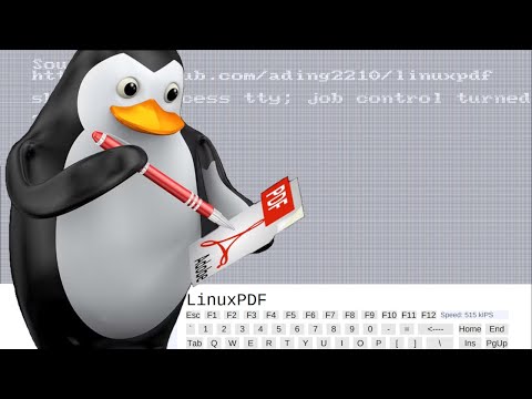 Linux runs everywhere, right? OMG, Linux running in a PDF file ...