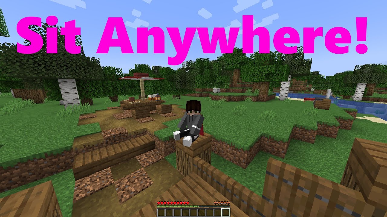 Sit Anywhere in Vanilla Minecraft - Datapack