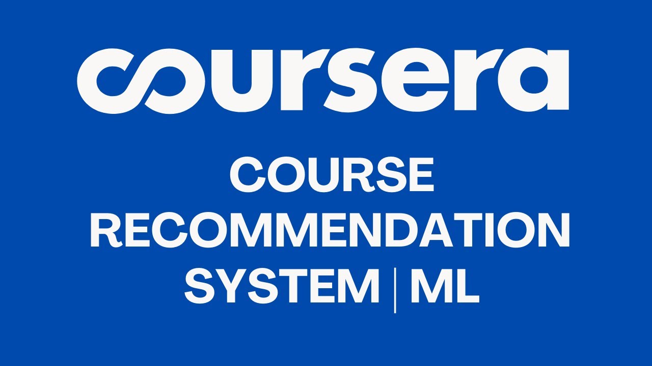 Coursera Course Recommendation System | ML Project