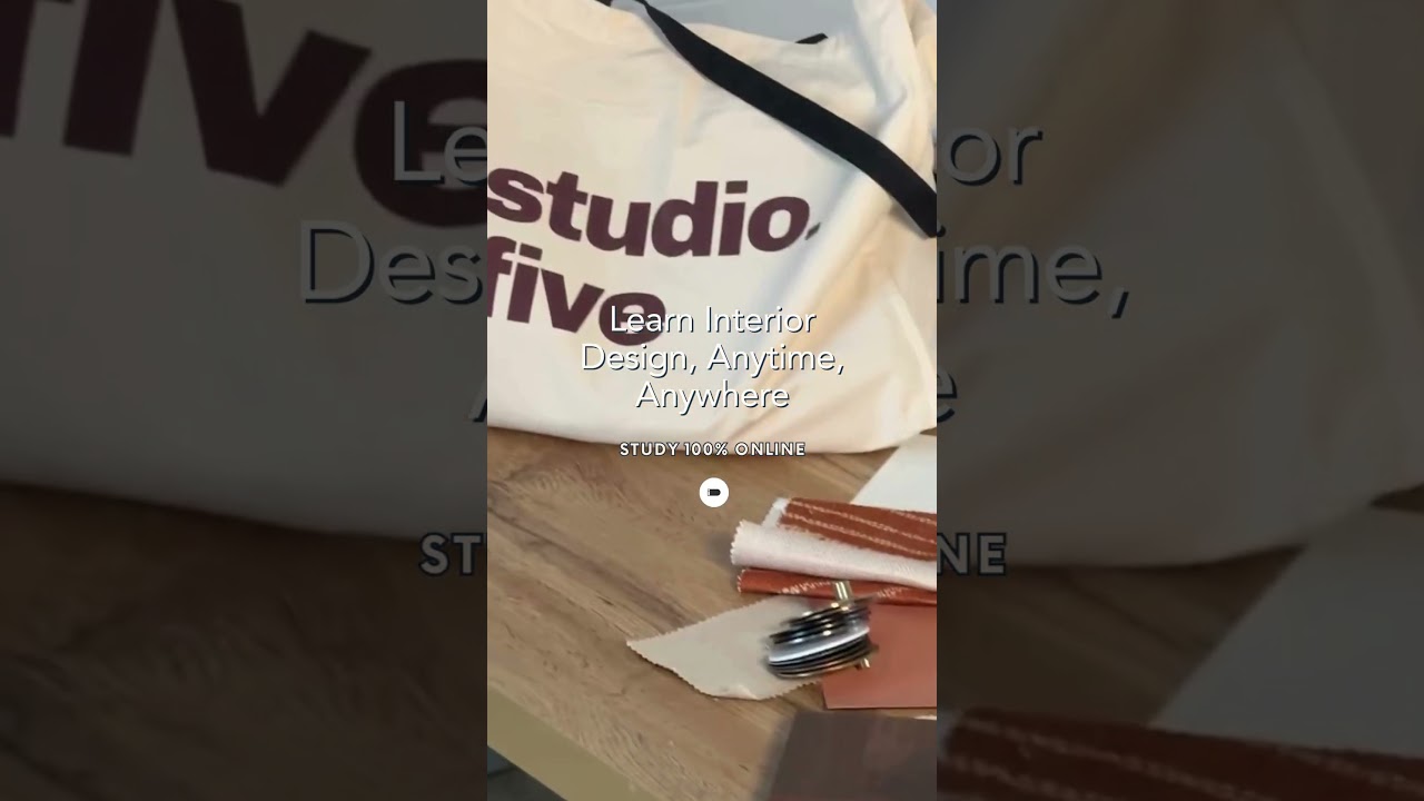 Turn your passion for interiors into a real career—on your schedule.  #idistudent #interiorcourse