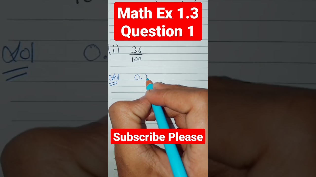 Class 9 Math Chapter 1 ex 1.3 Question 1 || #shorts #class9maths #class9mathbhandaar