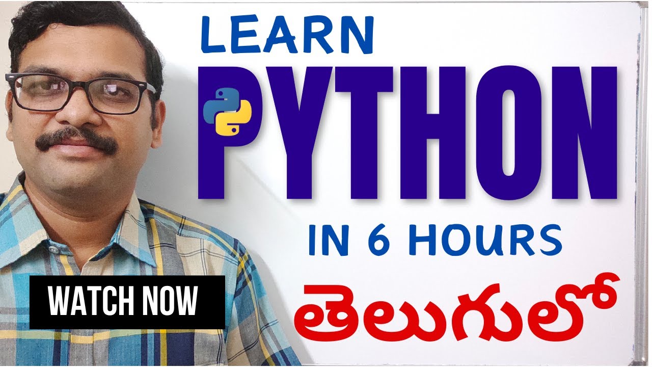 తెలుగులో Python నేర్చుకోండి | Learn Python Programming from Basics with Examples 2025