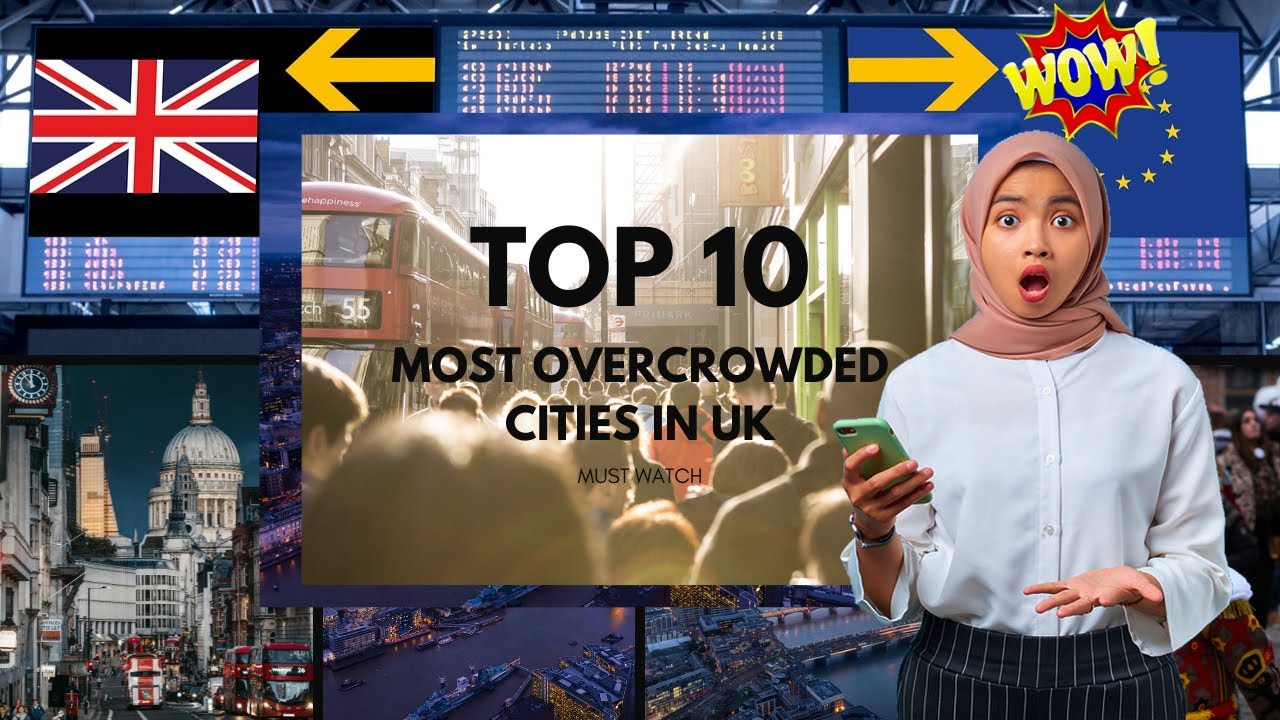 Top 10 most overcrowded cities in UK